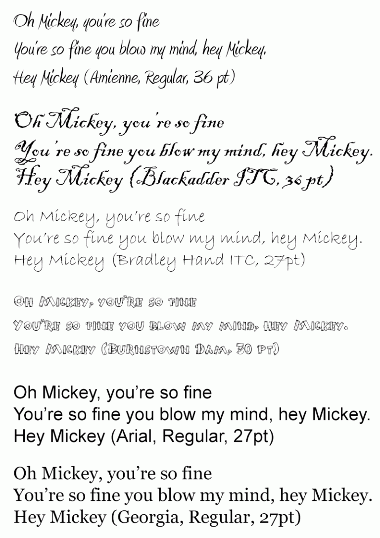 font_family_comparison – Best Practices in Accessible Online Design