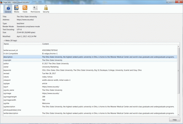 osuHomePage_ViewPageInfo – Best Practices in Accessible Online Design