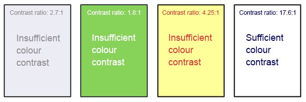 Color Contrast – Accessibility Toolkit for Authors of OER