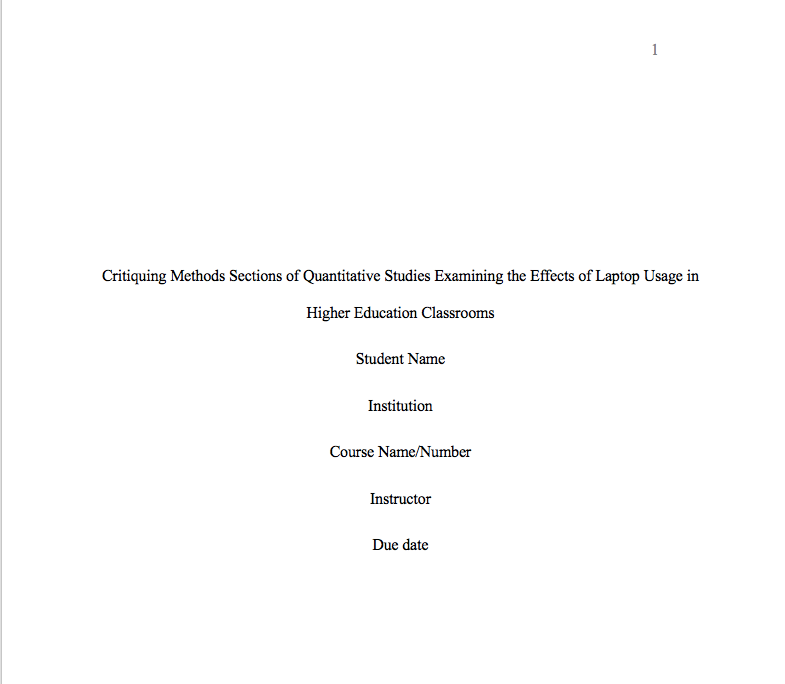 12.5 Formatting Your Paper in APA – 1st Edition: A Guide to Rhetoric ...