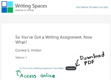 13.1 Writing Spaces – 1st Edition: A Guide to Rhetoric, Genre, and ...