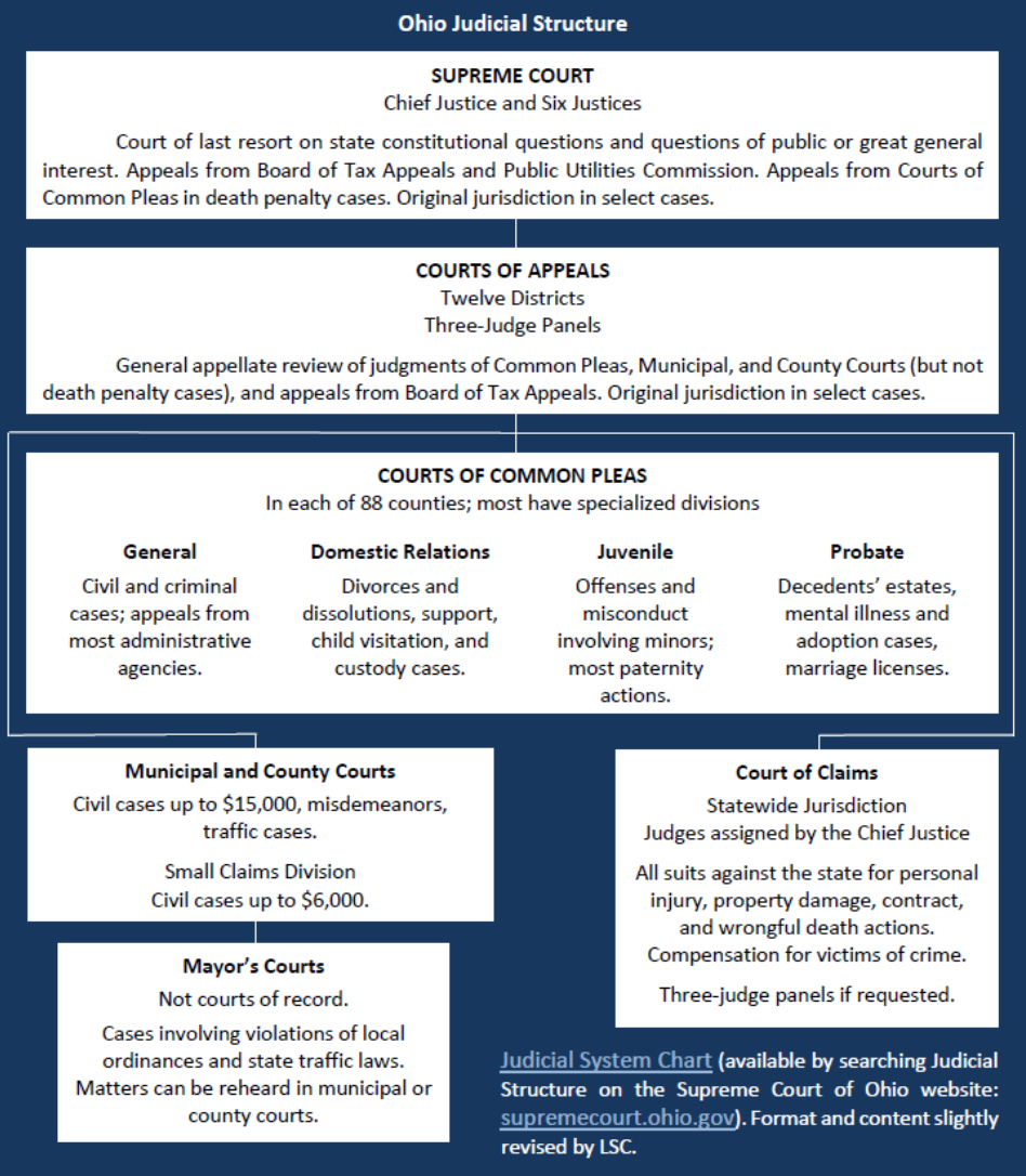 11.2 Overview of the Ohio Judicial System – An Ohioan’s Guide to State ...